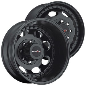 16 inch 16x6 Vision 181 DUALLY Matte Black wheel rim 8x170 +115 | eBay