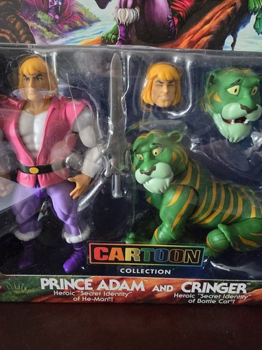 Masters Of The Universe Origins Cartoon PRINCE ADAM He-Man & CRINGER ...