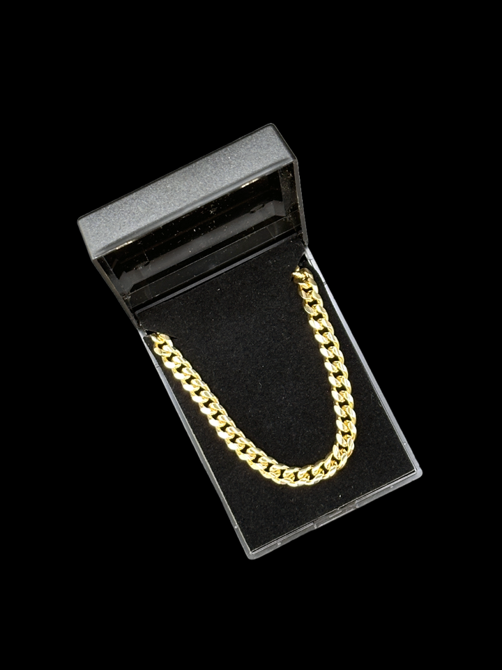 Golden Cuban Miami Chain Necklace Gotham stainless steel handmade ...