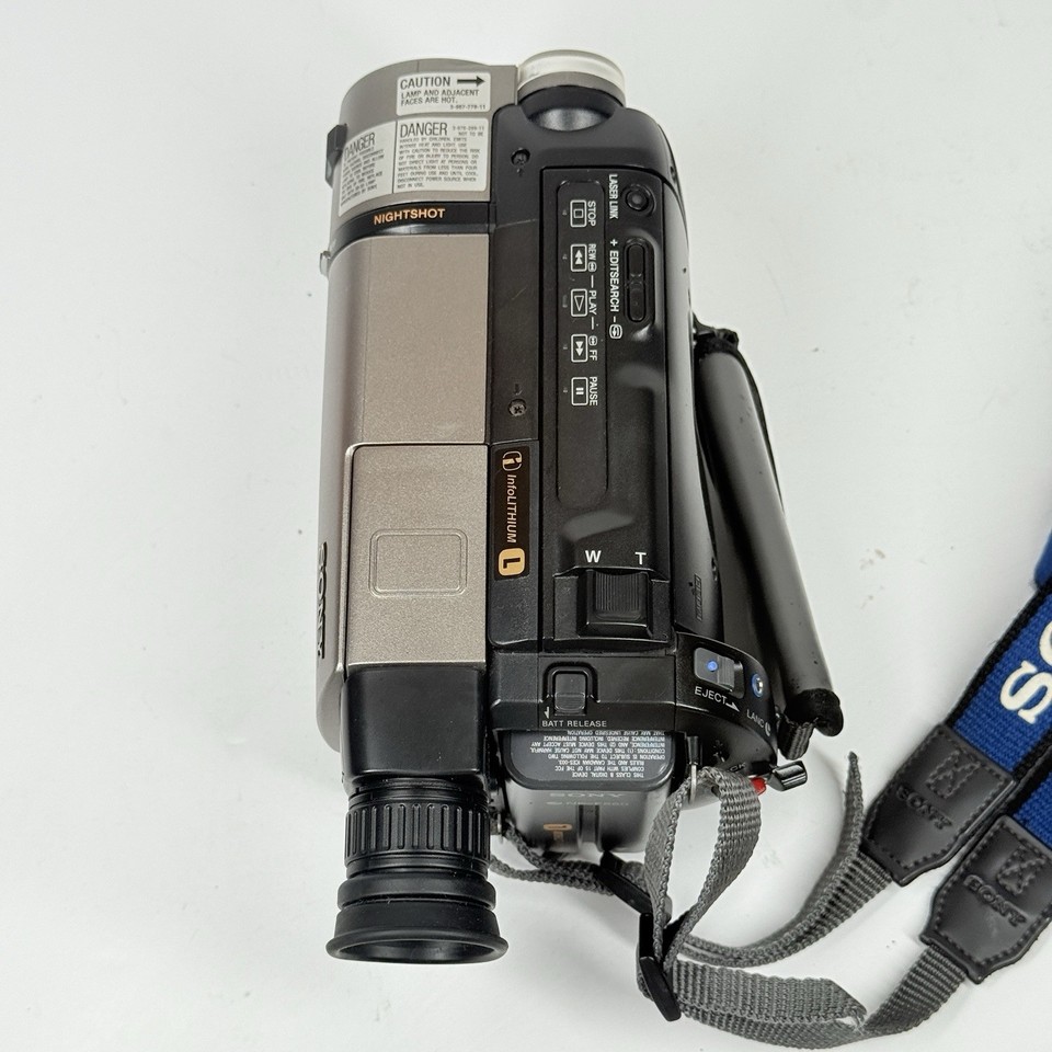 Sony Handycam DCR-TRV43 Silver 360x Digital Zoom Video Camera Camcorder ...