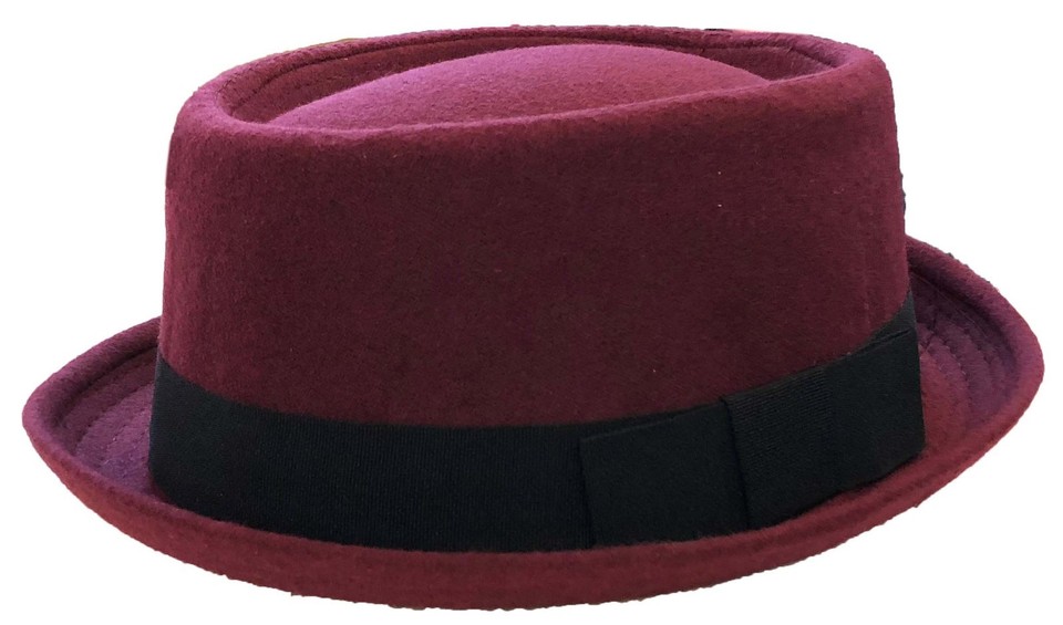 FEDORA GANGSTER ROLL UP DERVY Round Top FEDORA BUCKET HAT MEN WOMEN CAP ...