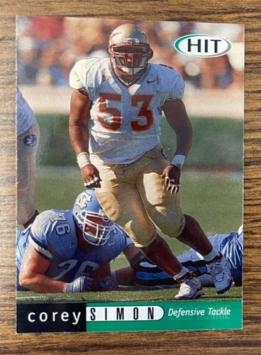 2000 Sage Card # 35 Corey Simon - Florida State Seminoles | eBay