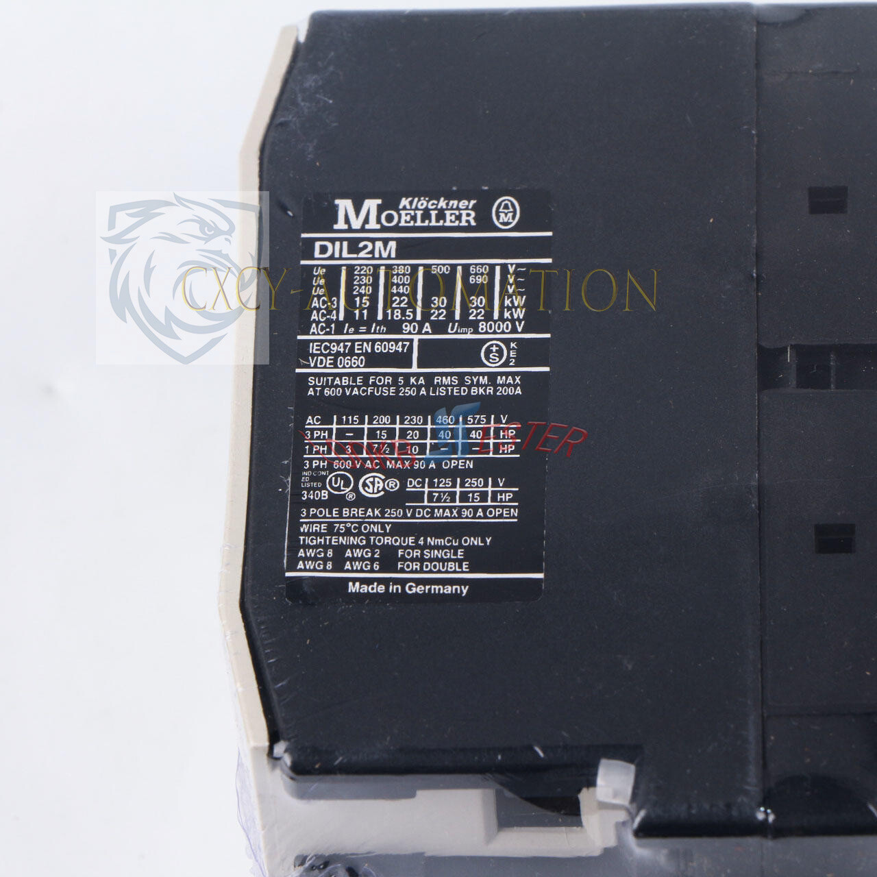 Moeller DIL2M 3-Pole 3-Phase 90A IEC Contactor for sale online | eBay