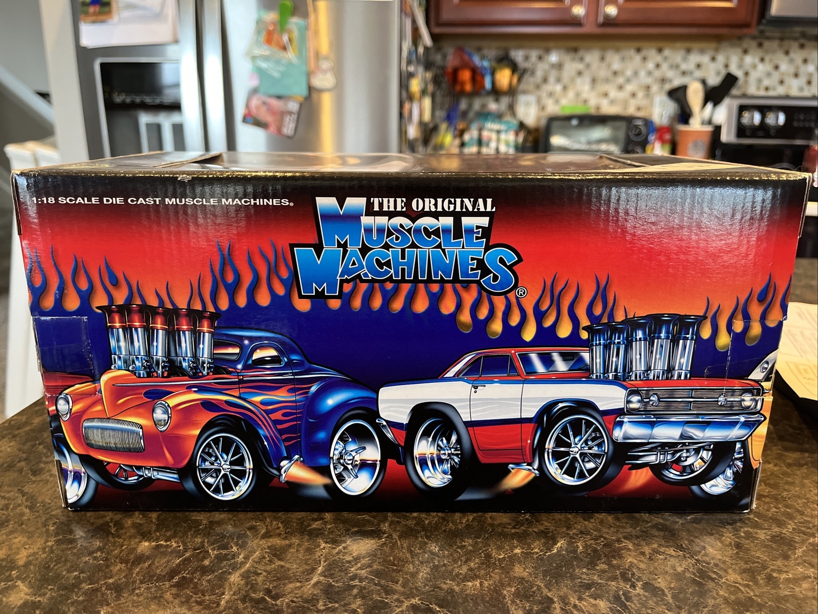 Muscle Machines Its A Gas '48 Anglia Panel Gasser 1:18 Diecast | eBay