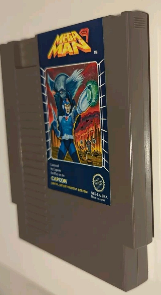 Mega Man 9 Press Kit Official CAPCOM Release NES Nintendo *DISC INSIDE ...