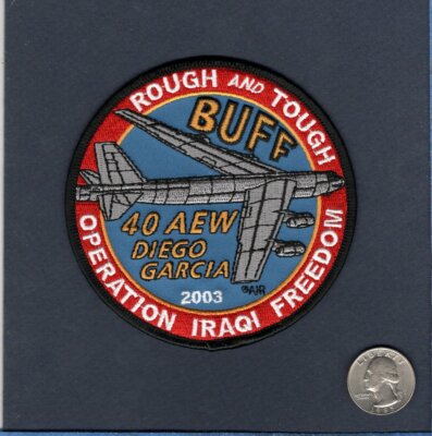 40th Aew Boeing B-52 Stratofortress Diego Garcia 2003 Oif USAF Escadron Patch | eBay