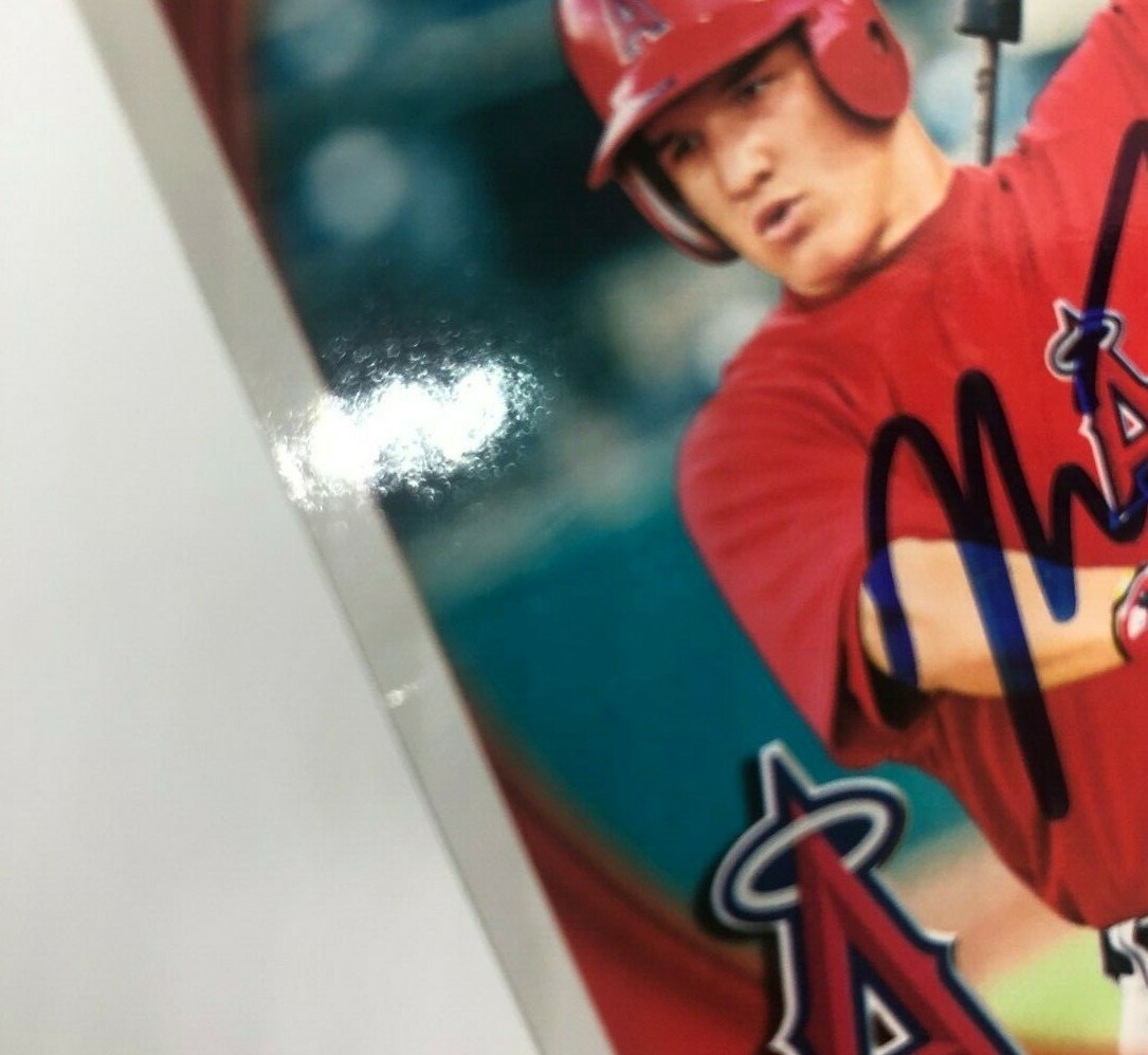 MIKE TROUT SIGNED 2010 TOPPS PRO DEBUT ROOKIE CARD ANGELS RARE AUTO JSA ...