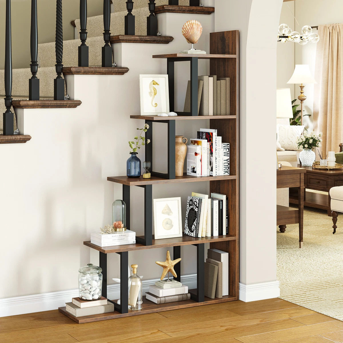 Industrial Ladder Bookcase