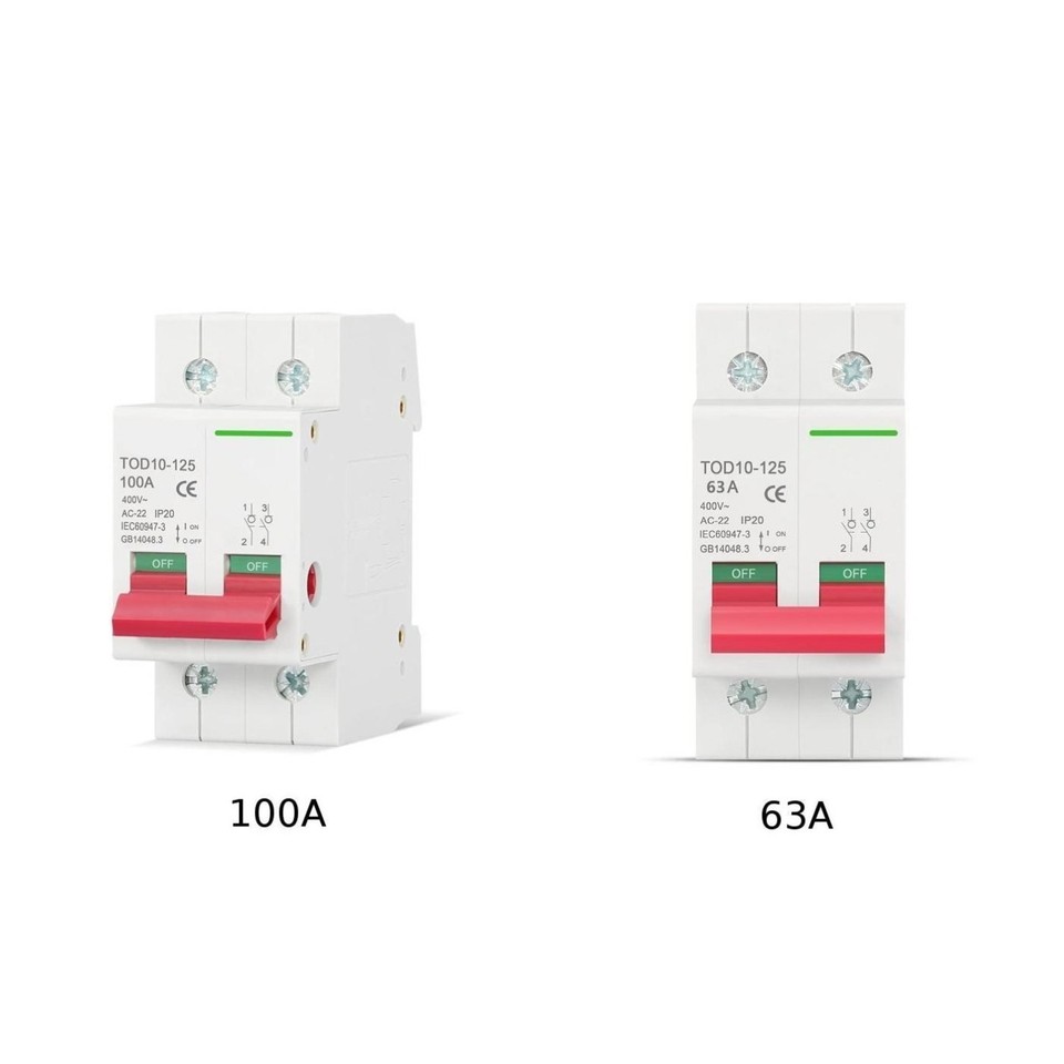 Electrical Circuit Control 400V AC Switch 2P Main Switch For Electrical ...