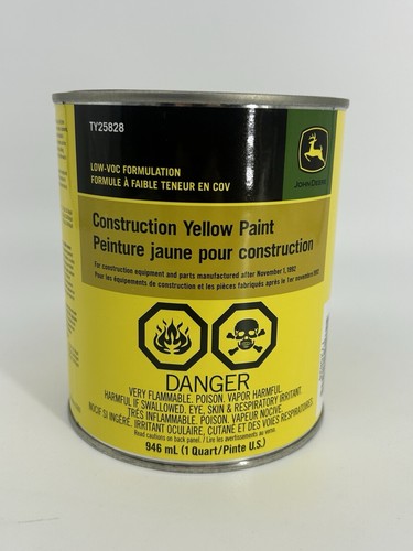 John Deere Low-VOC Construction Yellow Paint 1 Quart - TY25828 | eBay