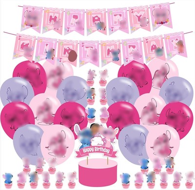 Pink Angel Party DecorationsBirthday Party Supplies For Cartoon Angel ...