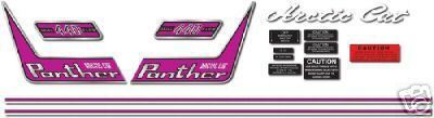1971 ARCTIC CAT PANTHER 440 AXIAL DECAL GRAPHIC KIT | eBay
