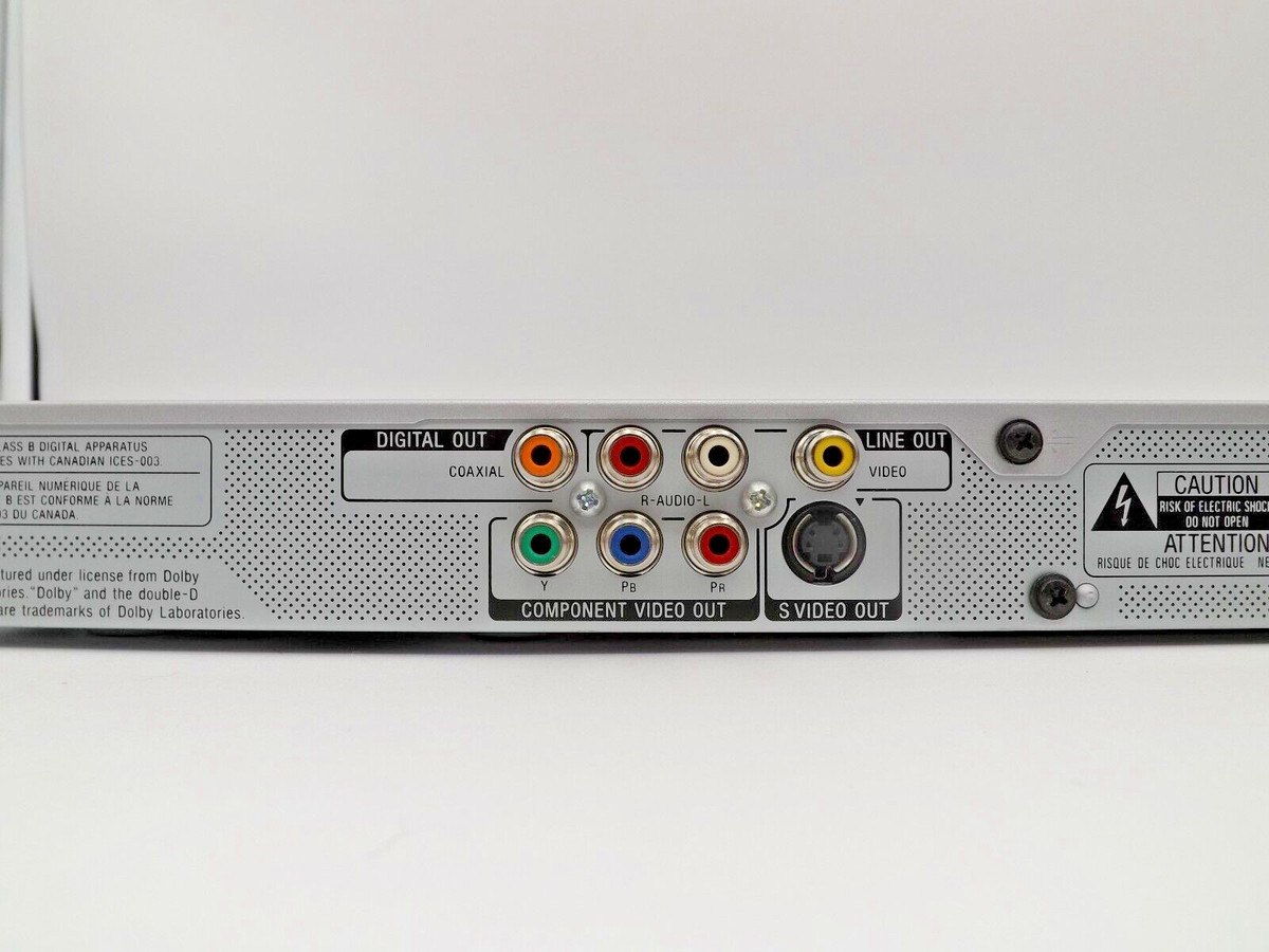 Sony Dvd Player Back