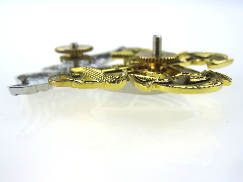 Repro WWII US NAVY OFFICER HAT BADGE PIN US NAVY CAP BADGE INSIGNIA | eBay