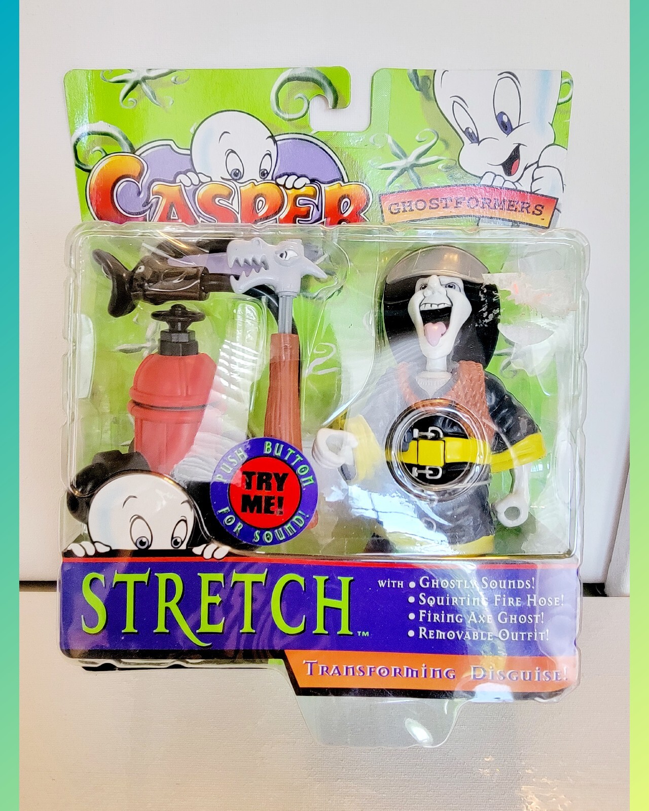 *Casper Ghostformers FIREMAN STRETCH Talking Transforming Disguise ...