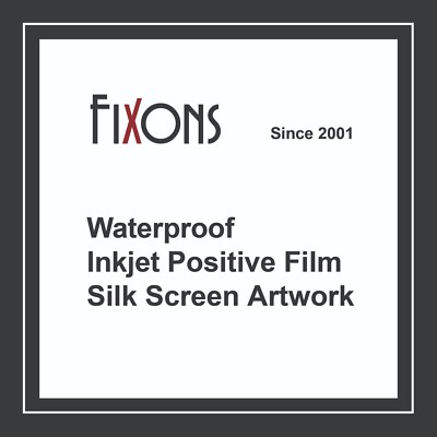 Waterproof Inkjet Screen Printing Positive Film 8.5"x11" 500 Sheet | eBay
