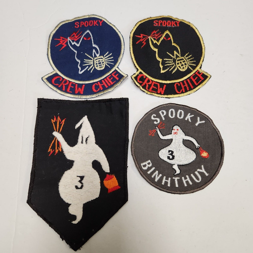LR0150 Lot of 4 Vietnam Era Air Force Spooky Unit patches L2B | eBay