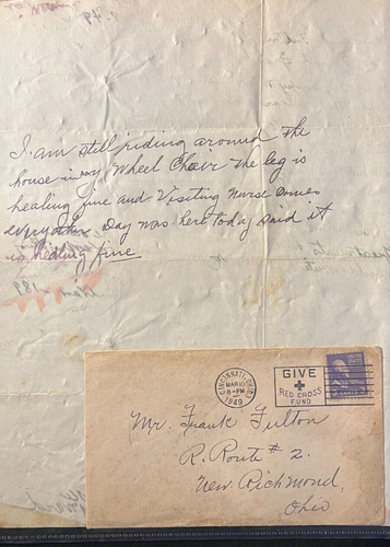 1949 Letter to Frank Fulton , Health , Directions - Friends ...