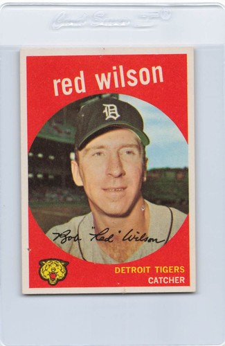 1959 Topps #24 Red Wilson Tigers Poor *DA-B8512 | eBay