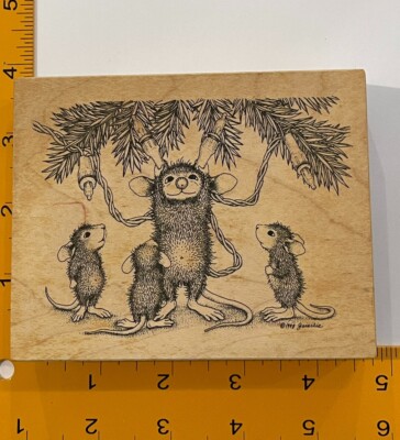 Bright Ideas House Mouse Rubber Stamp by Stampa Rosa | eBay
