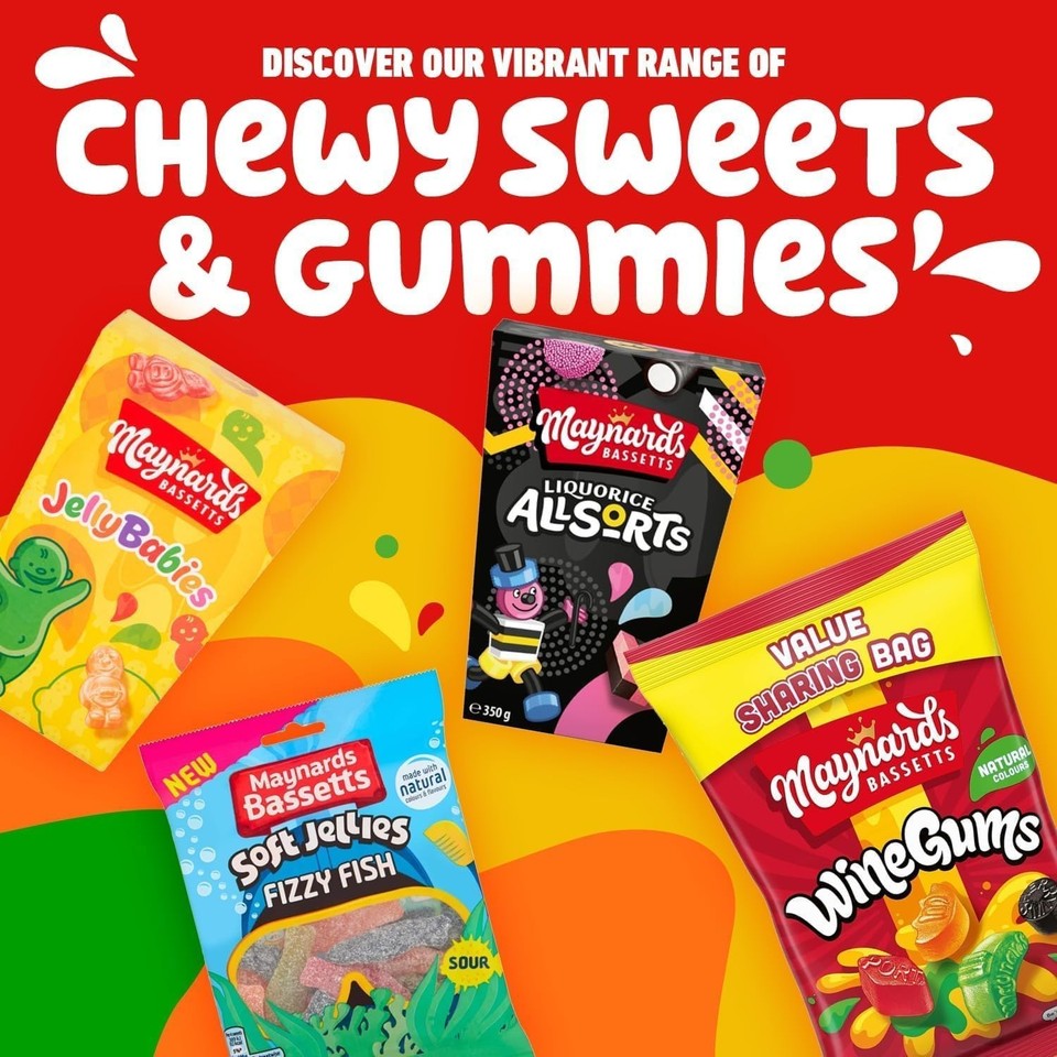 Maynards Bassetts Old School Sweets Bundle – 5 Classic Favourites ...