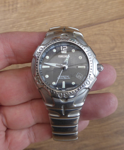 Seiko Kinetic Auto Relay watch, needs battery | eBay UK