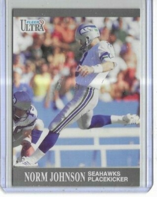1991 Fleer Ultra Football #138 Norm Johnson Seattle Seahawks | eBay