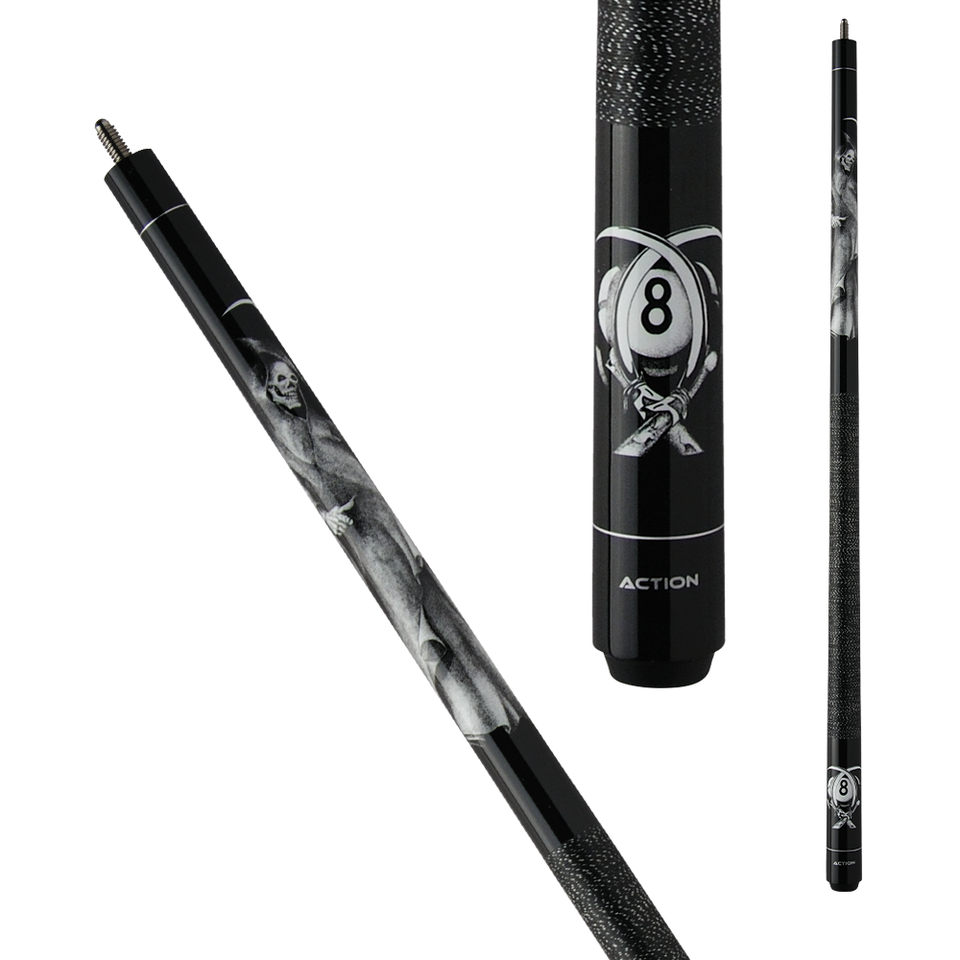 Action ADV101 Adventure Pool Cue Black Reaper with FREE Shipping | eBay