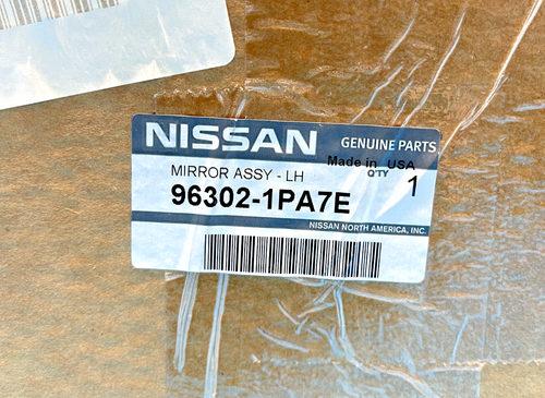 Genuine OEM Nissan 96302-1PA7E Replacement Left Mirror Assembly | eBay