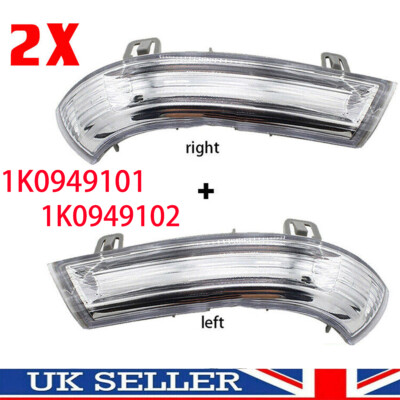 Wing Mirror Indicator Turn Signal Light Left&Right Side For VW MK5 Golf ...