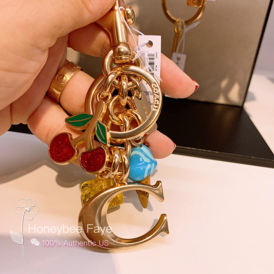 NWT COACH BAG CHARM HOLIDAY SPECIAL/ key chain | eBay