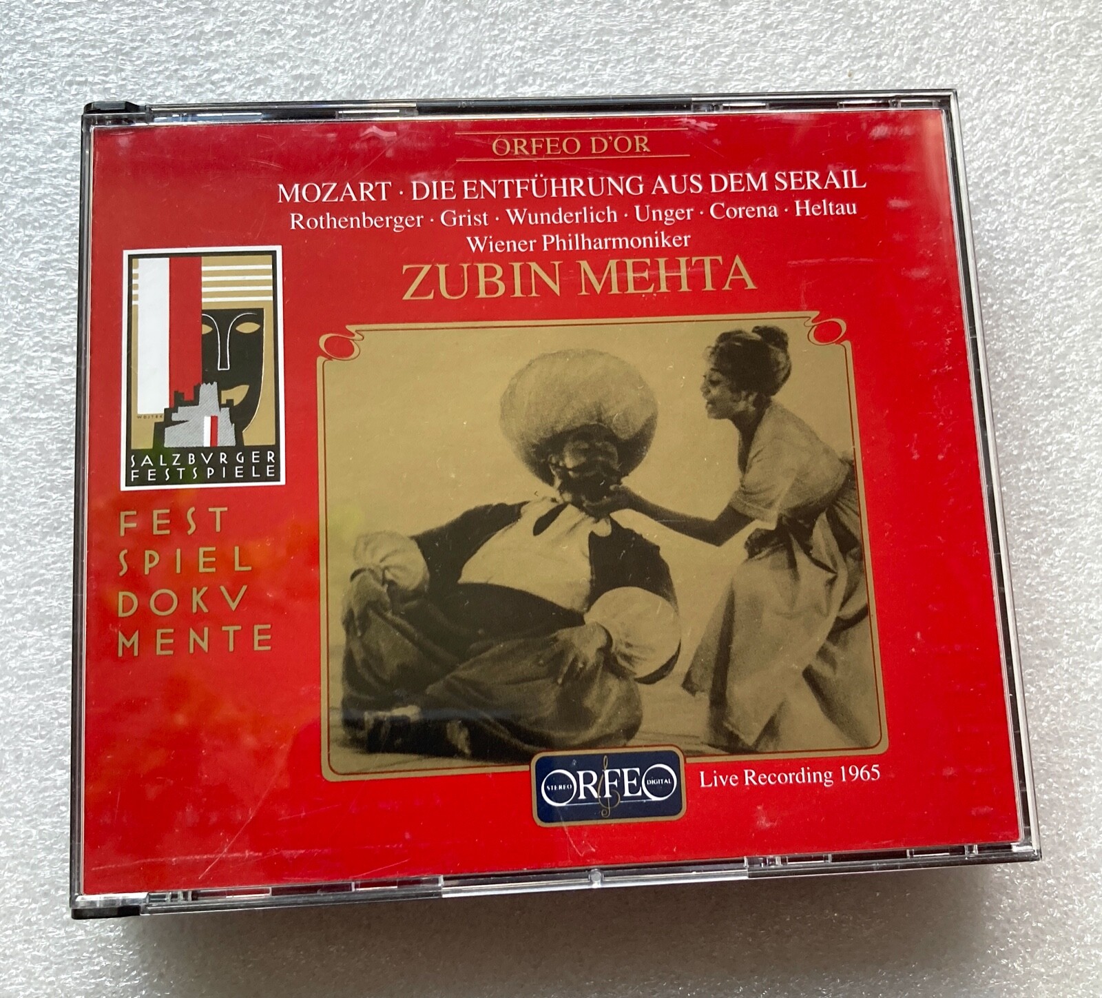 Mozart: Die Entfuhrung aus dem Serail 1965 – Zubin Mehta 2 CDs Salzburg ...