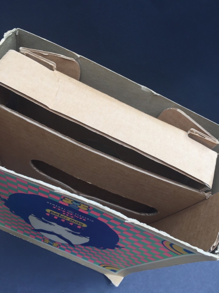 PETER MAX CLOCK BOX FROM 1970 RARE BOX ONLY | eBay