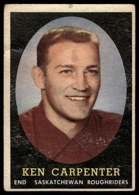 1958 Topps CFL #53 Ken Carpenter | eBay