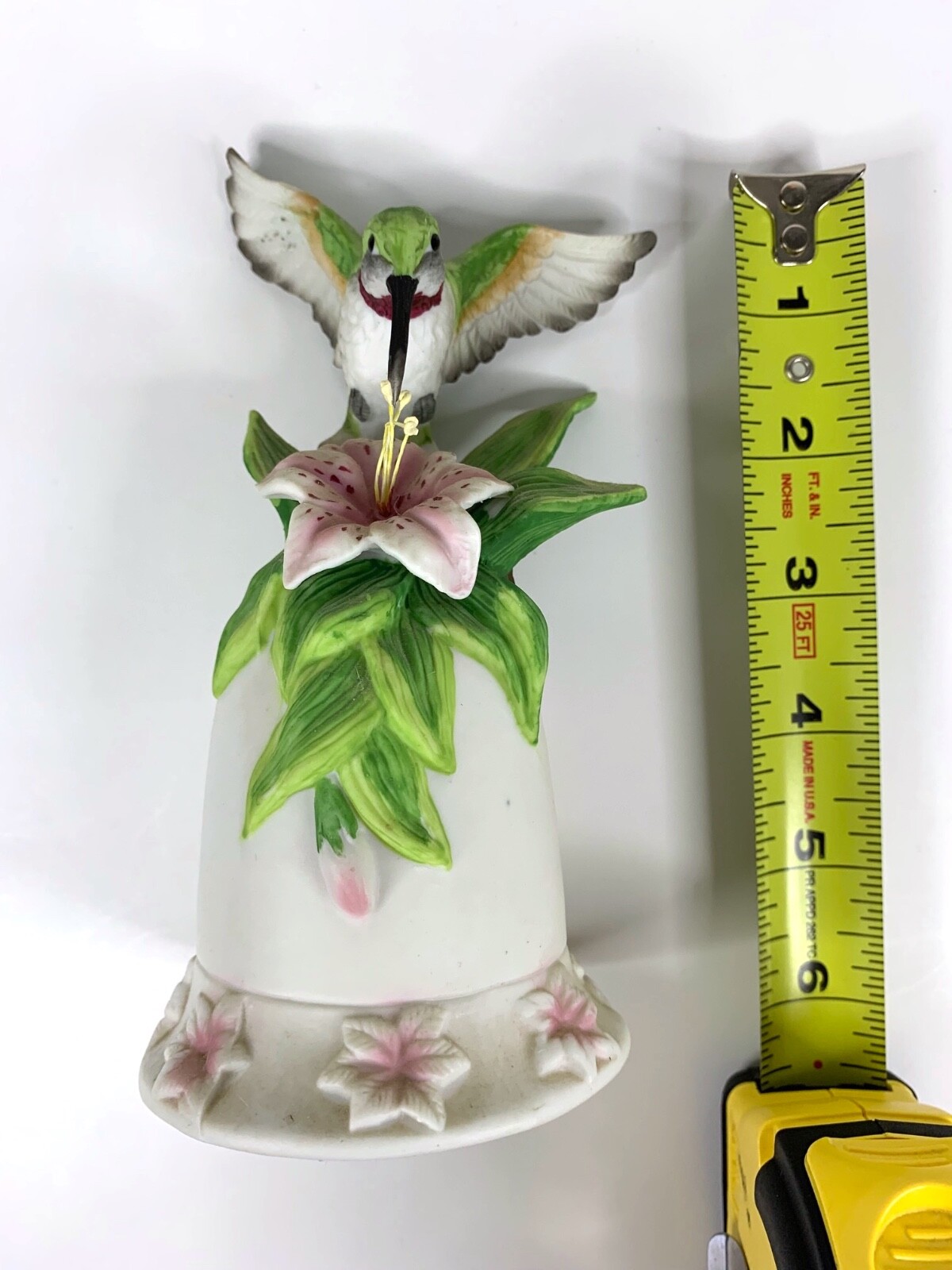 1995 Seymour Mann - M. Bernini "Hummingbird" Porcelain Bell Keepsake ...