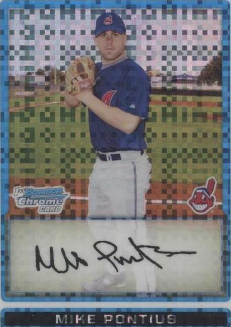 2009 Bowman Chrome - Prospects Mike Pontius #BCP157 X-Fractor /250 (RC ...