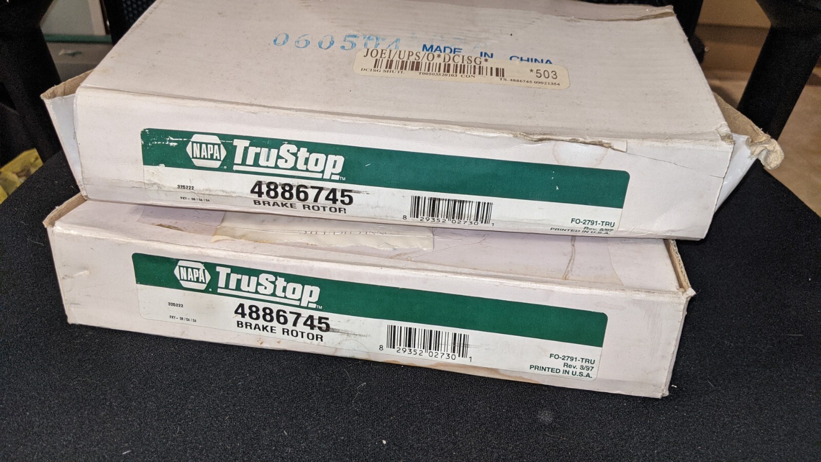 NAPA TRUSTOP Rotors #4886745 set of 2 NOS w/ original receipt | eBay