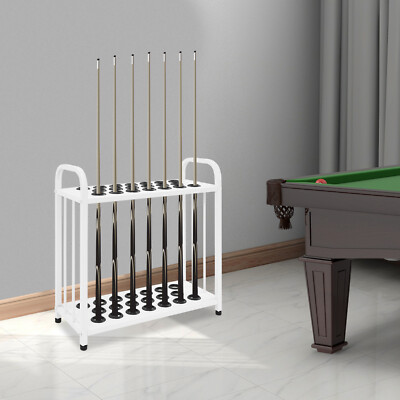 Floor Stand Billiard Cue Holder 20 Hold Pool Cue Stick Rack Holder ...