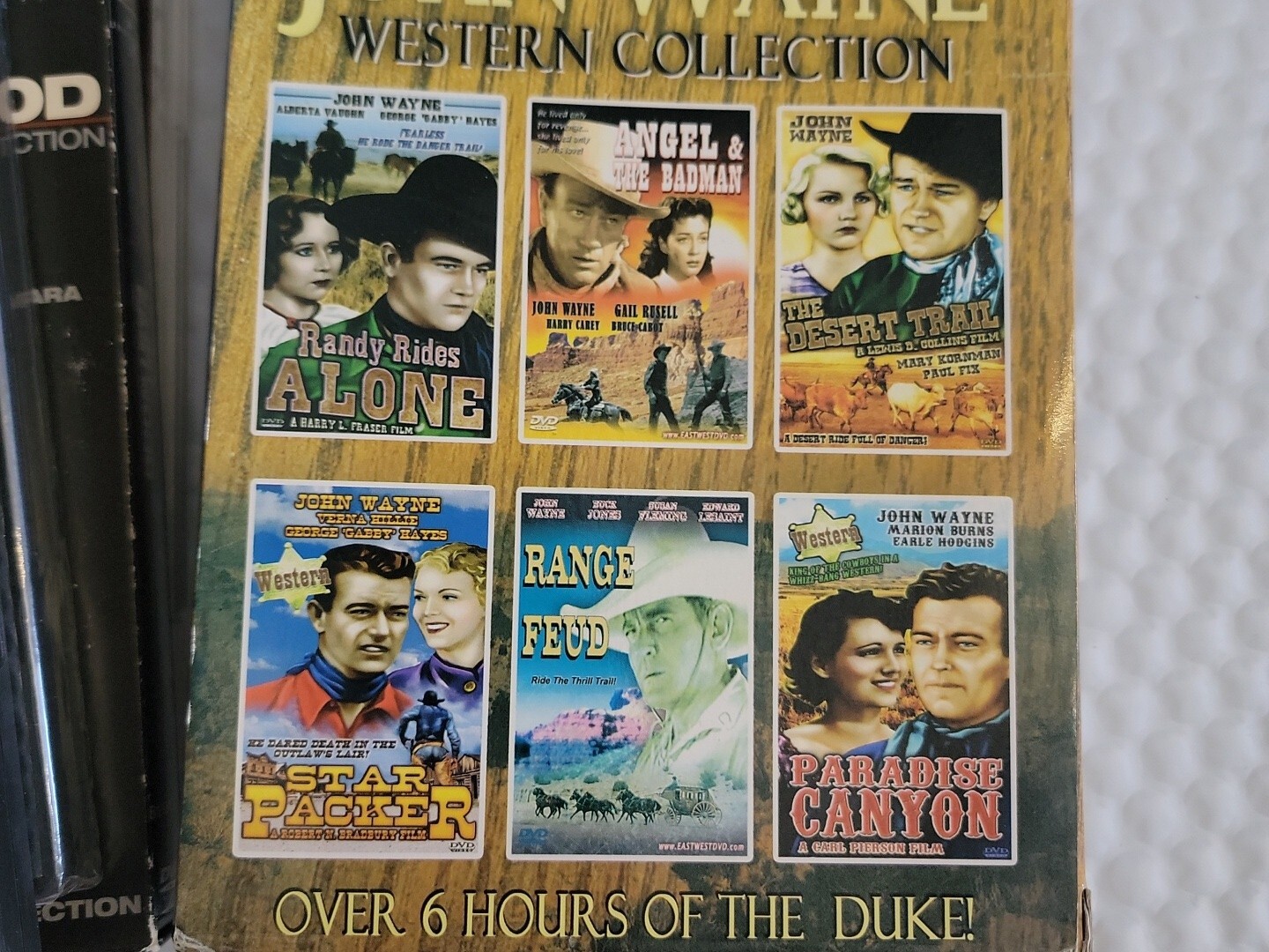 Lots of 18 Used DVDs Action Adventure Movies John Wayne 007 Eastwood ...