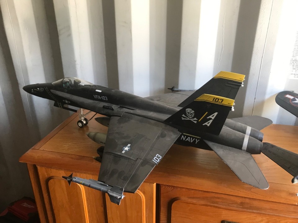 BBI Elite Force F/A-18 HORNET 1:18 Scale Jolly Rogers 21st century f4u ...