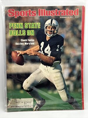 Sports Illustrated Football CHUCK FUSINA Penn State Nov 13 1978 | eBay