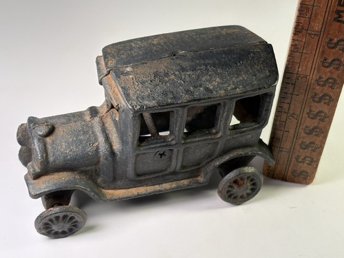 Rare Antique Century Cast Iron Toy Car Antique Model T Style Original ...