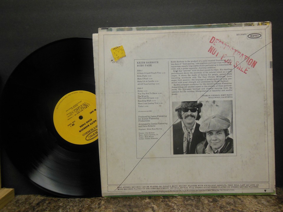 Keith Barbour - Echo Park, 12" LP VG (N) | eBay