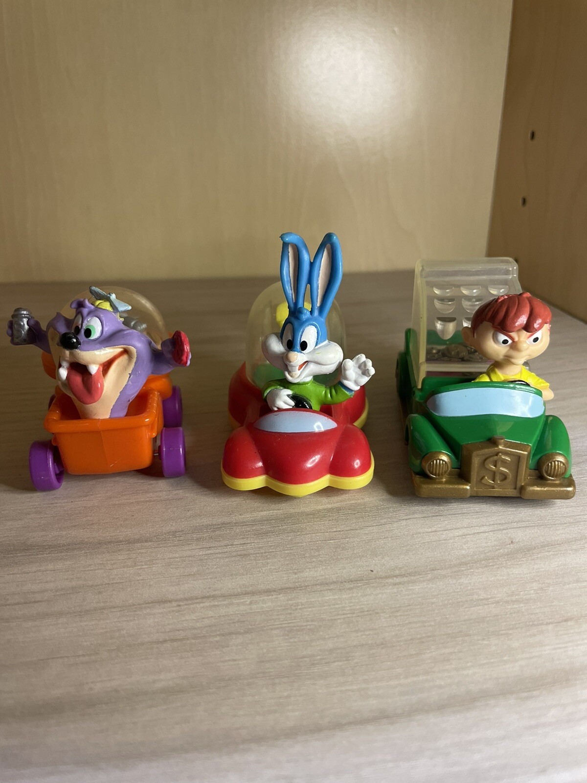 Lot of 3 Vintage McDonalds Looney Tunes Toy LOT 5 Wacky Rollers | eBay