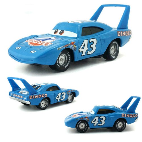 Pixar Disney Cars1 NO.43 Diecast Metal Car Toy The King Dinoco 1:55 ...