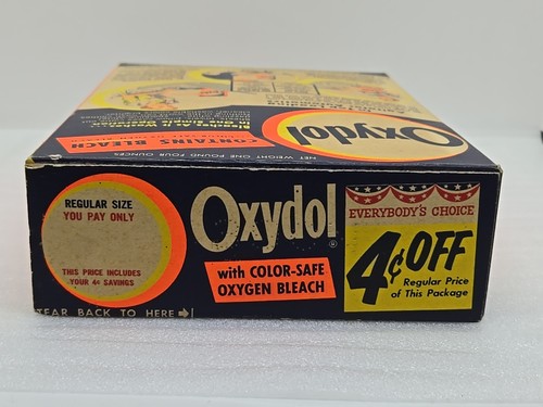 Vintage 1950's Oxydol Laundry Detergent Sealed 1lb 4oz | eBay