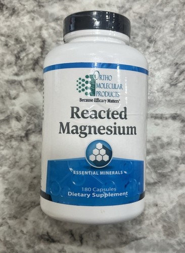 Ortho Molecular Products Reacted Magnesium, 180 capsules. Exp 5/26. | eBay