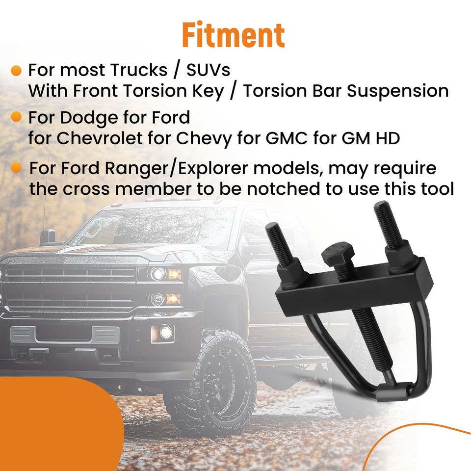Torsion Key Unloading Tool For Dodge Ford Chevrolet GMC HD Torsion Bar ...