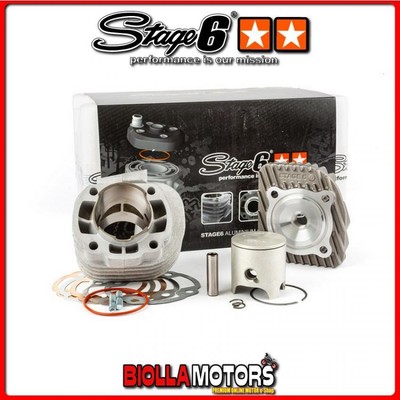 S6-7416607 CYLINDER KIT STAGE6 RACING 70CC D.47,6 YAMAHA JOG R 50 2T SP ...