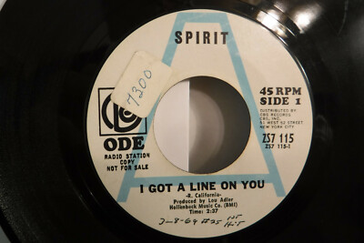 Spirit, I Got A Line On You / She Smiles, Ode Records ZS7-115, 1968 ...